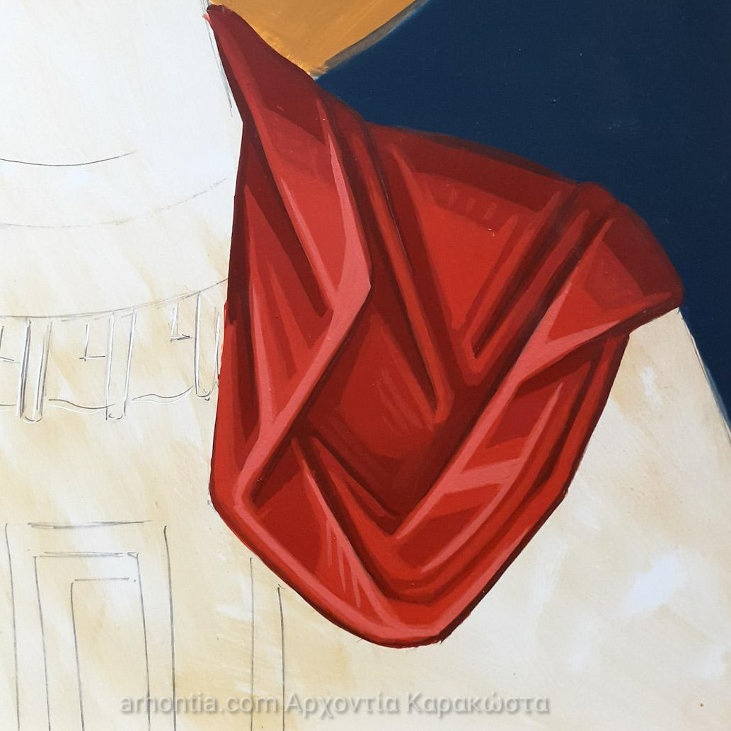 The deep red garment | Το σκούρο κόκκινο ένδυμα – Arhontia Karakosta ...